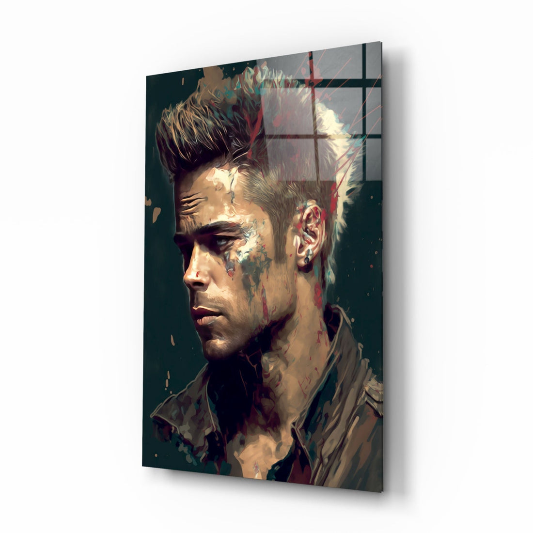 Fight Club - Tyler Durden Glass Wall Art || Designer Collection – That ...
