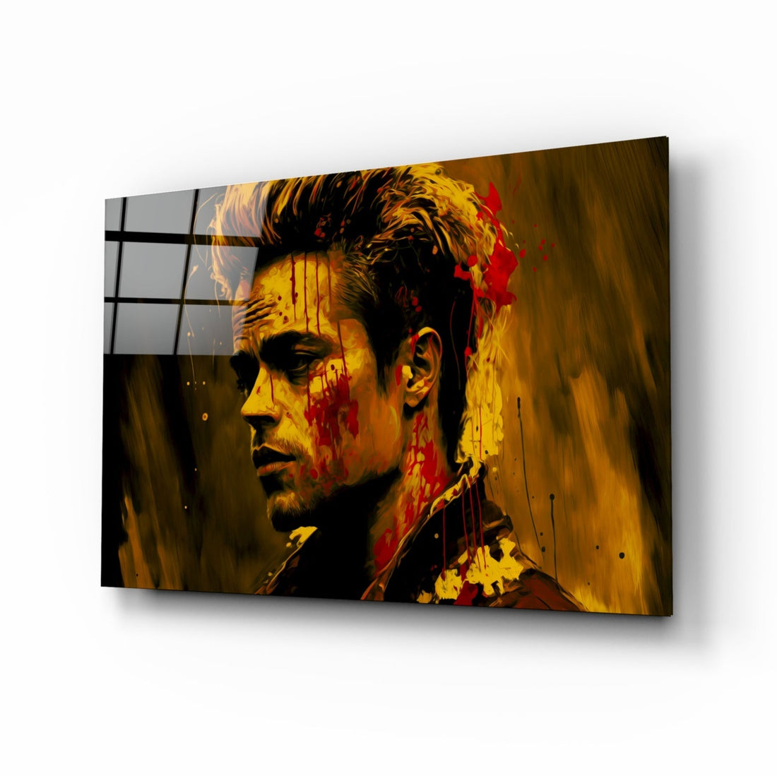 Fight Club - Tyler Durden Glass Wall Art || Designer Collection – That ...