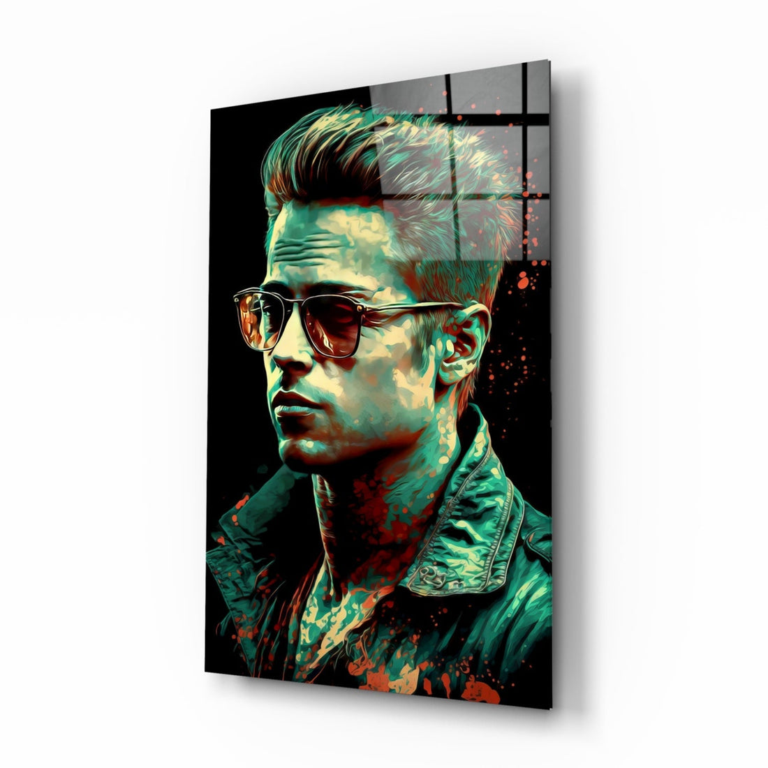 Fight Club - Tyler Durden Glass Wall Art || Designer Collection – That ...