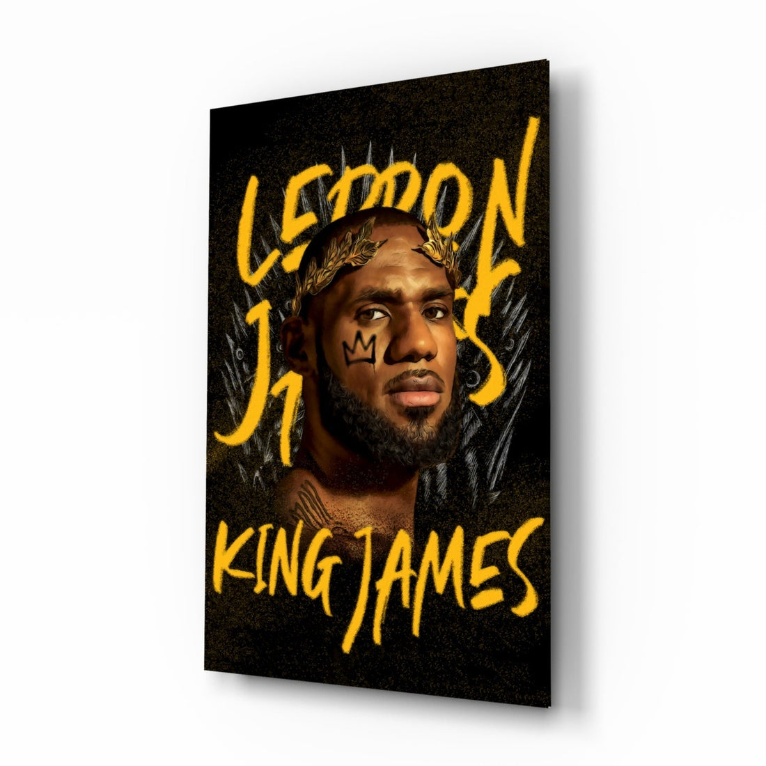 Lebron James, King Glass Wall Art || Designer Collection – That Home Shop