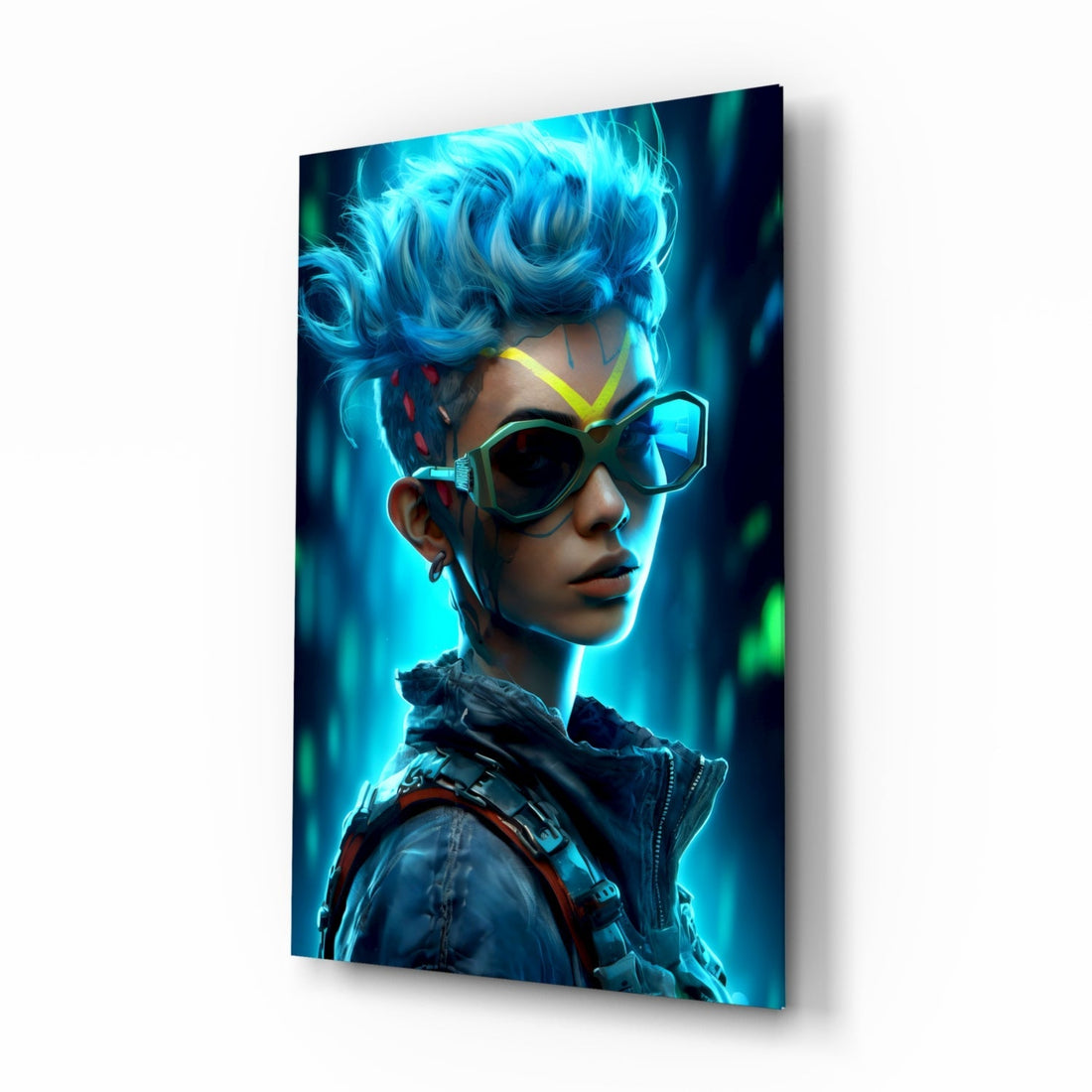 Cyberpunk Glass Wall Art || Designer Collection – That Home Shop